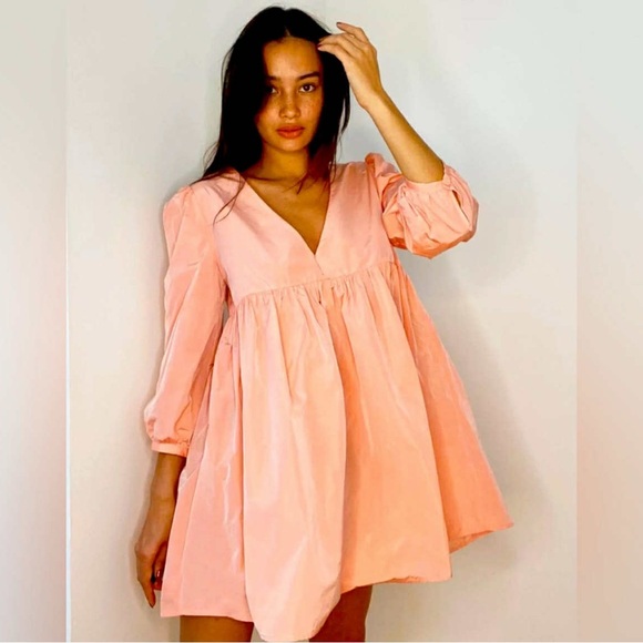 Aritzia | Dresses | Aritzia Blush Pink Mini Dress | Poshmark
